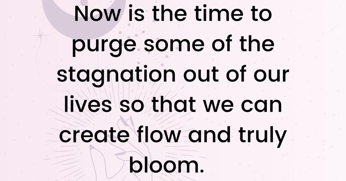 It's Time to Emerge with a Purge in Your Life