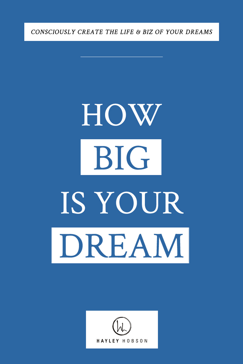 How Big Is Your Dream How Big Is Your Dream