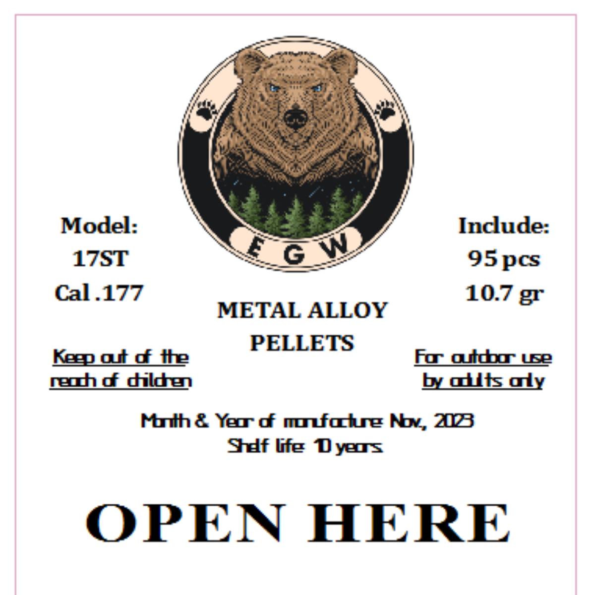 EGW | Exploding Pellets