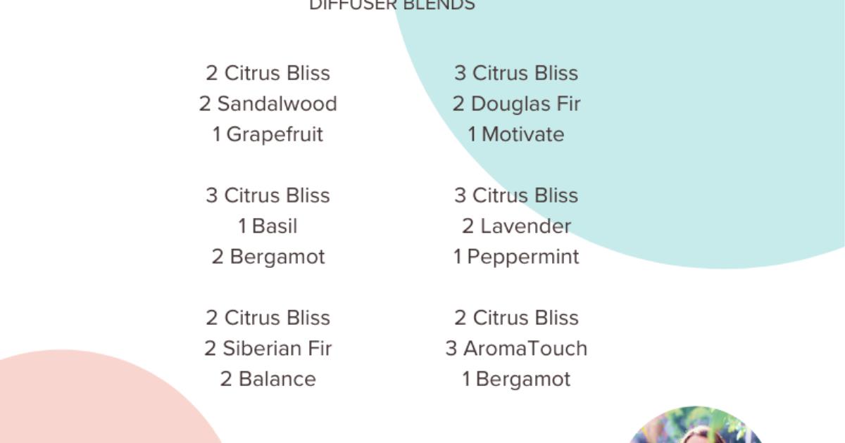 Citrus Bliss Diffuser Blends