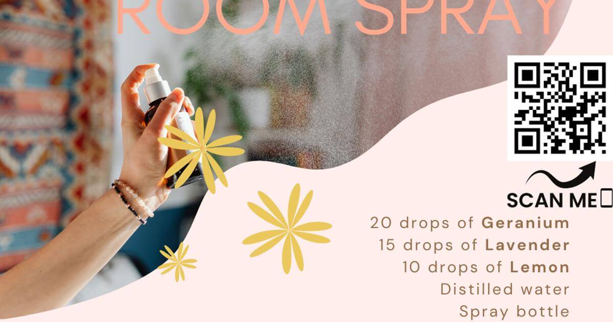 DIY Floral Spring Room Spray