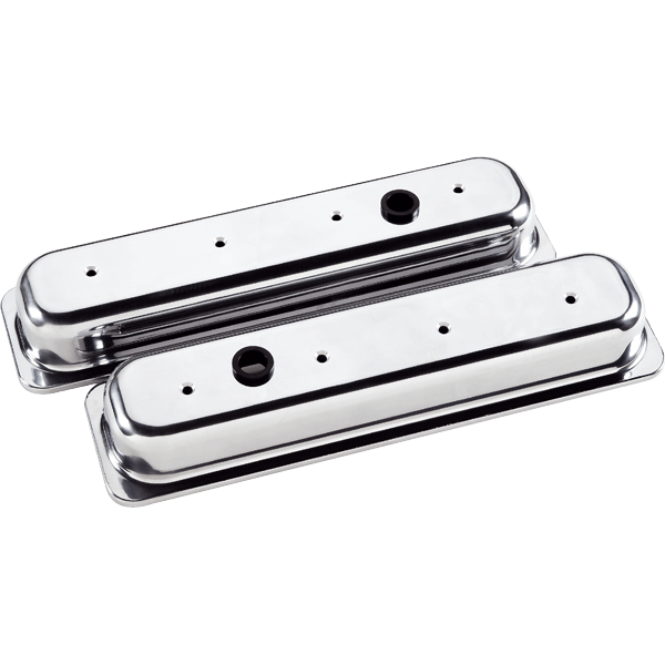 Billet Specialties Plain Center Bolt Chevy Valve Covers