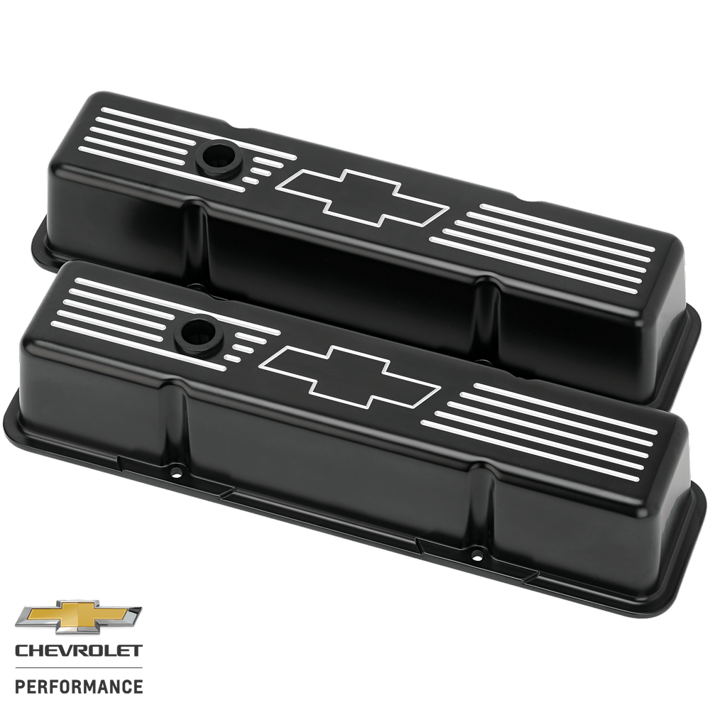 Billet Specialties Chevy Bowtie Small Block Valve Covers