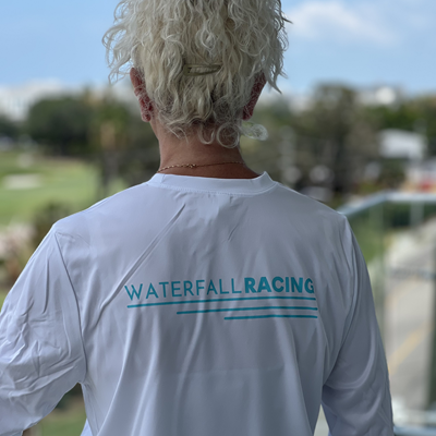 Waterfall Racing | Racing Unisex Long Sleeve White